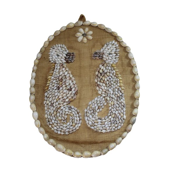 Handmade | Wall Decor | Seahorse Philippines Shell Picture Wall Hanging ...